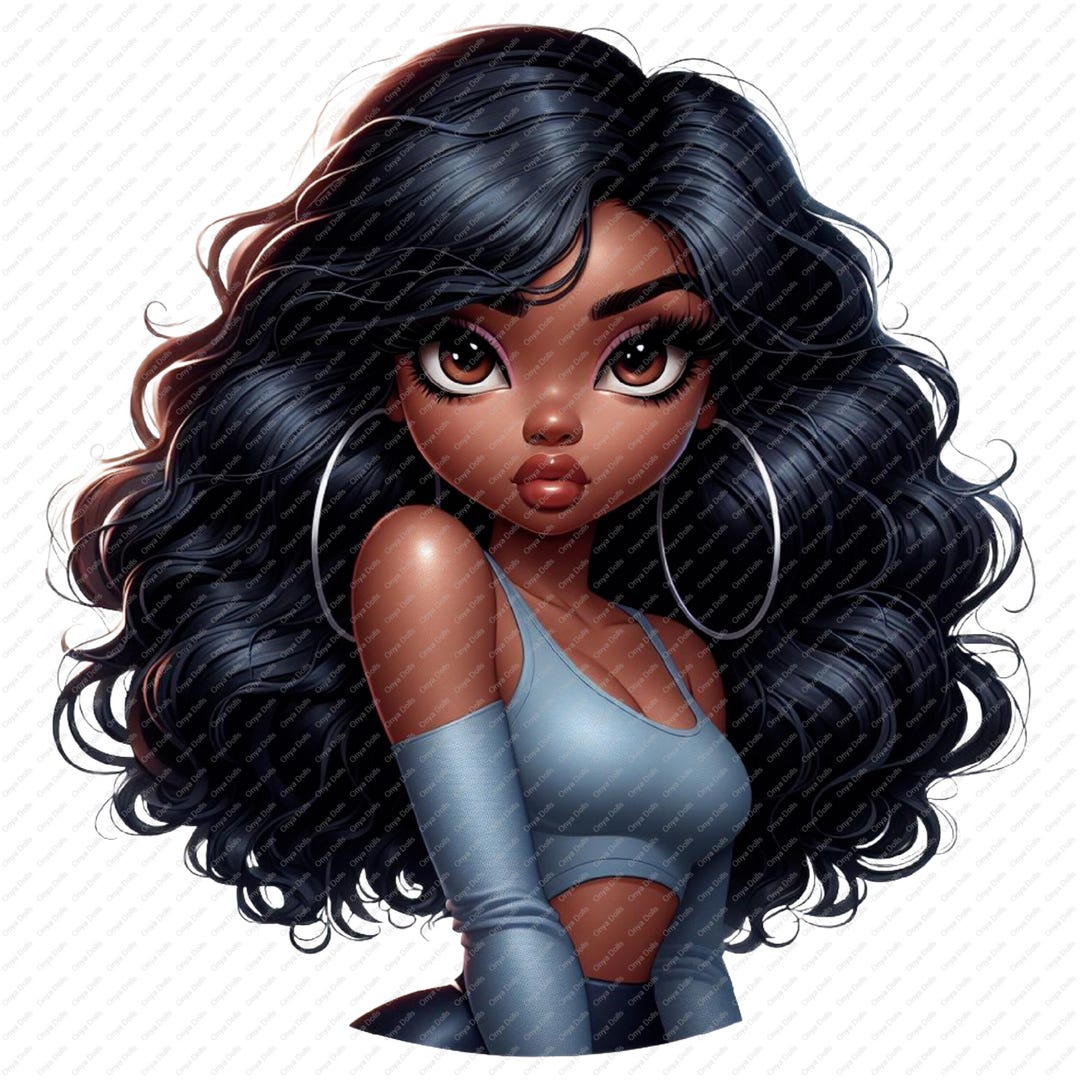 Onya, Baddie, Classy, Fashion Girl, Clip Art, Sublimation, DTF, Cricut ...