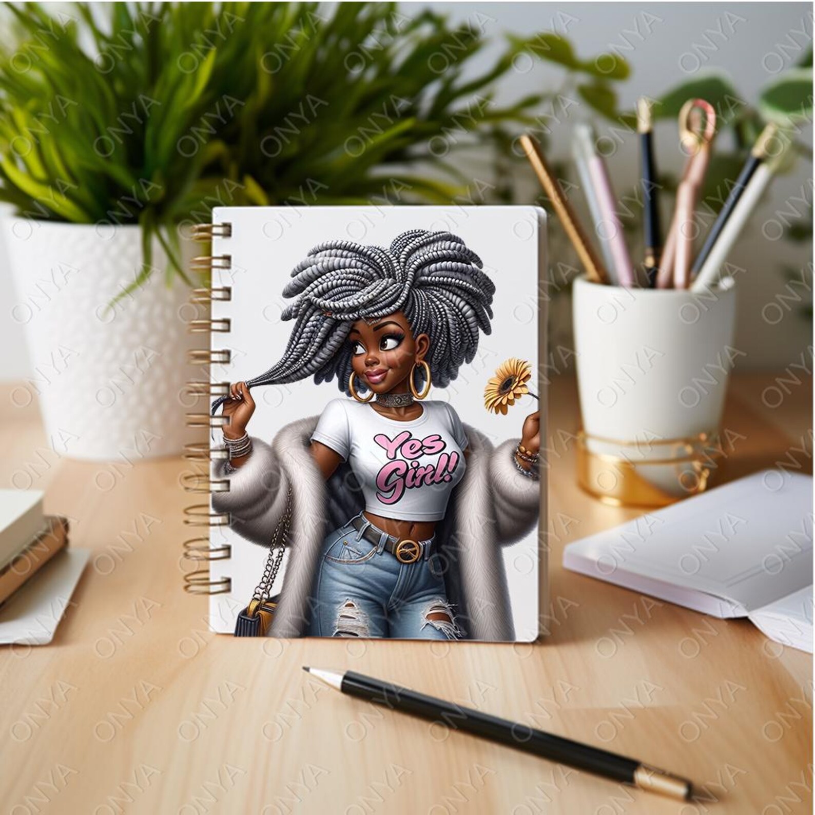 Onya, Baddie, Classy, Fashion Girl, Clip Art, Sublimation, DTF, Cricut ...