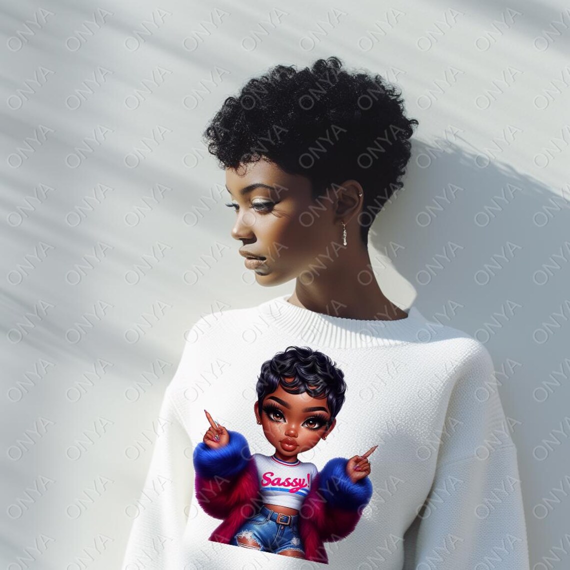 ONYA, Young Lady, Sassy Girl, Digital Doll, Melanin Doll, Queen ...
