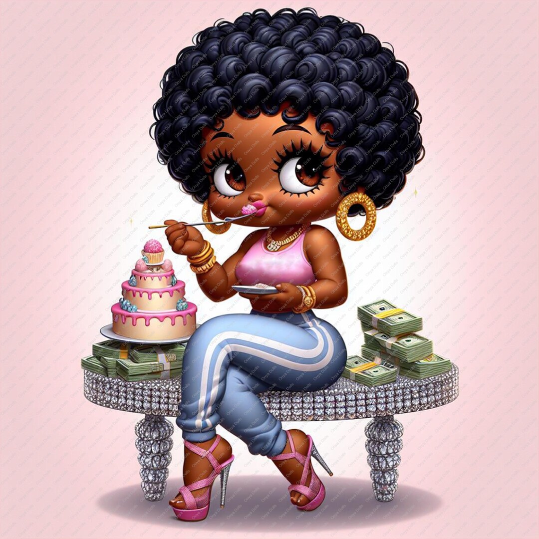 Baddie Boo, Classy, Clip Art, Fashion Girl, Eating Cake, Sublimation ...