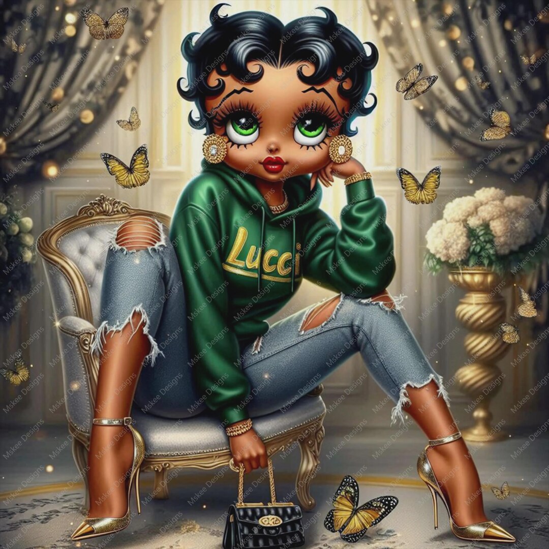 Baddie Boo, Classy, Clip Art, Fashion Girl, Sublimation, DTF, Cricut ...