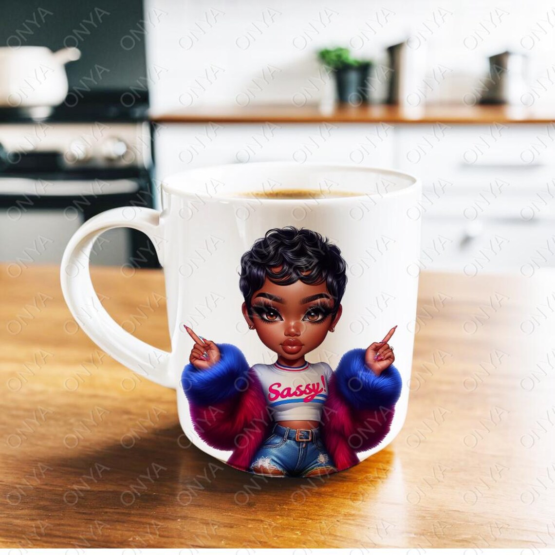 ONYA, Young Lady, Sassy Girl, Digital Doll, Melanin Doll, Queen ...