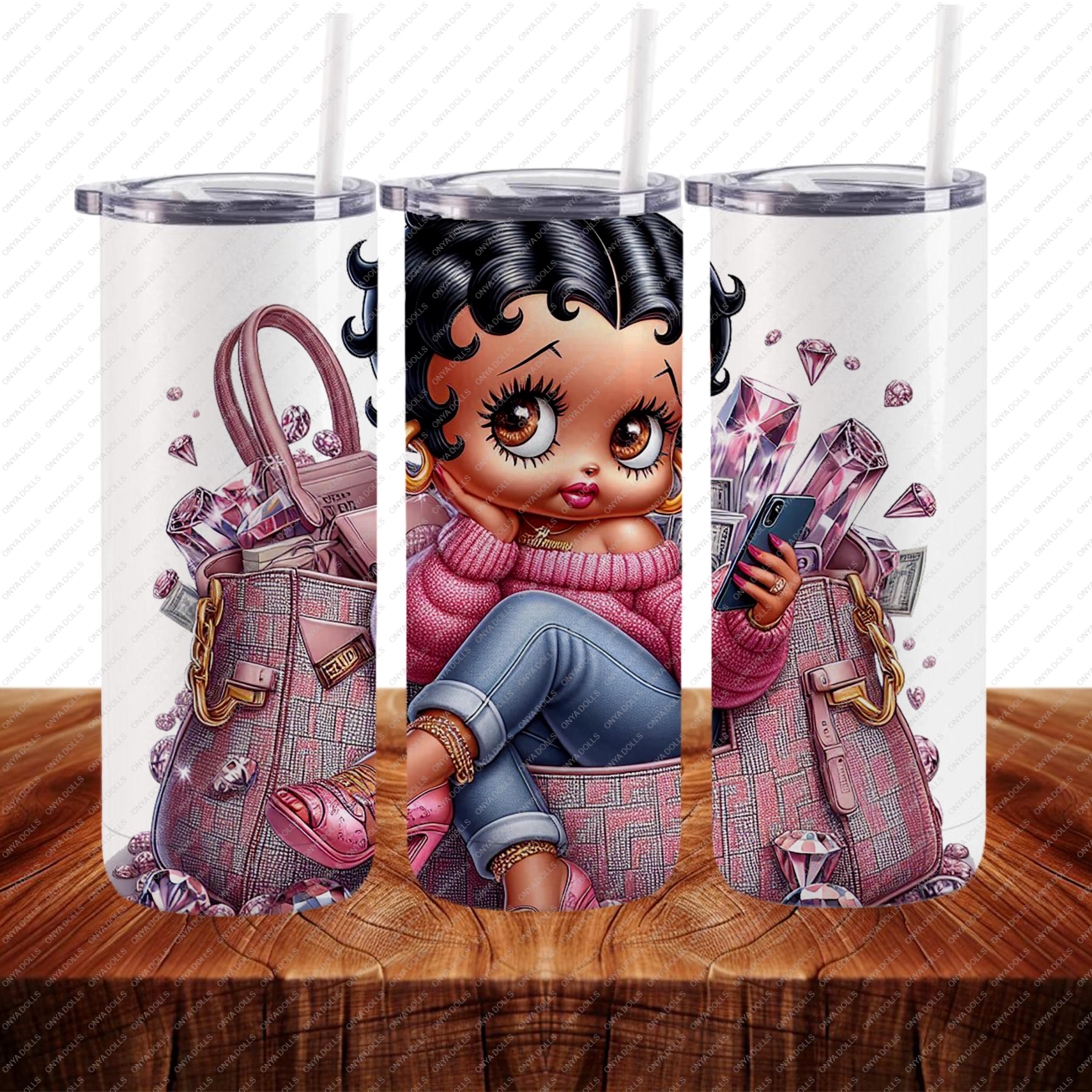 Baddie Boo Tumbler Wrap: Melanin Queen PNG (sublimation) - Etsy