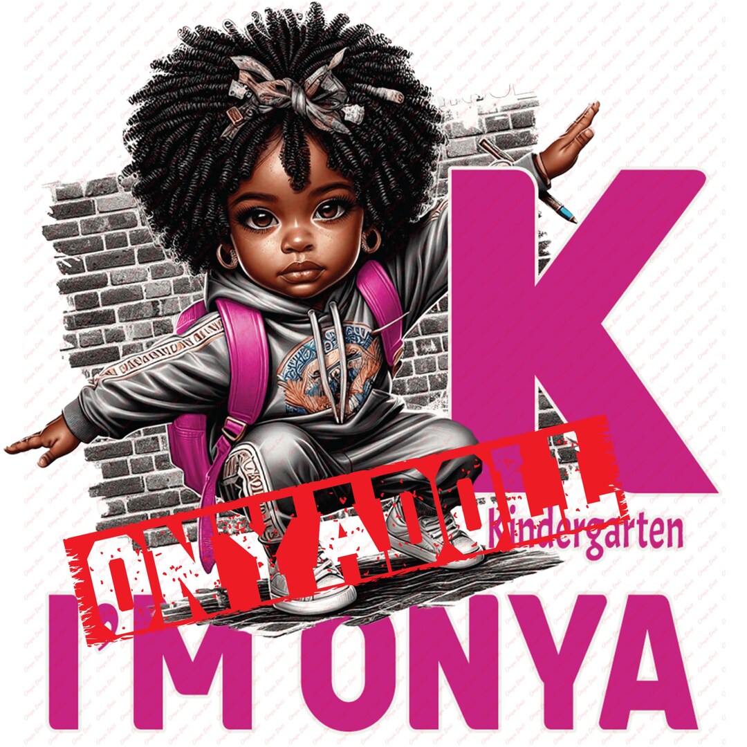 Kindergarten PNG – "i'm Onya" Back to School, Cricut & Silhouette ...