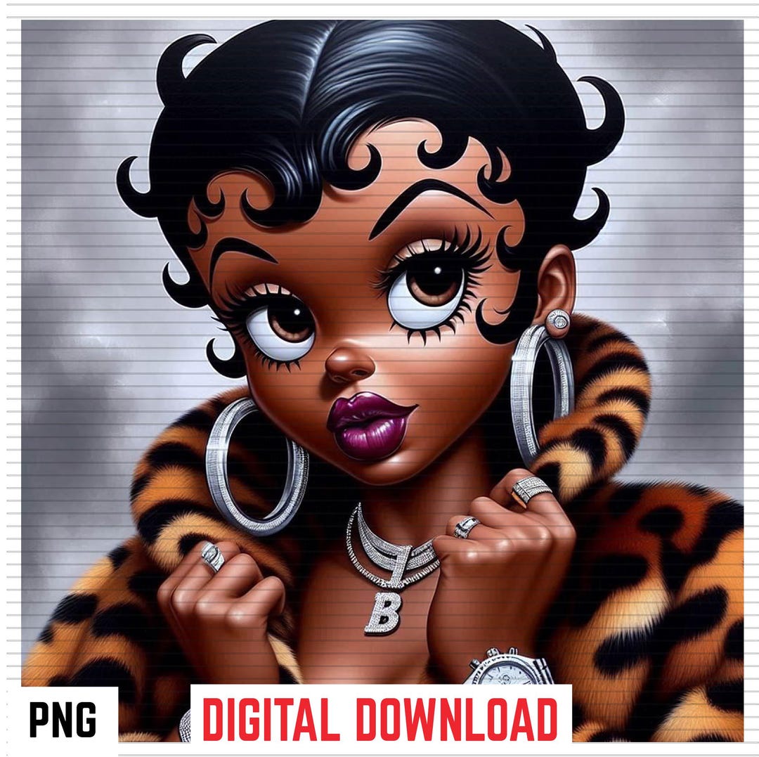 Melanin Afro Woman PNG: Baddie Boo Planner Cover (digital Download) - Etsy
