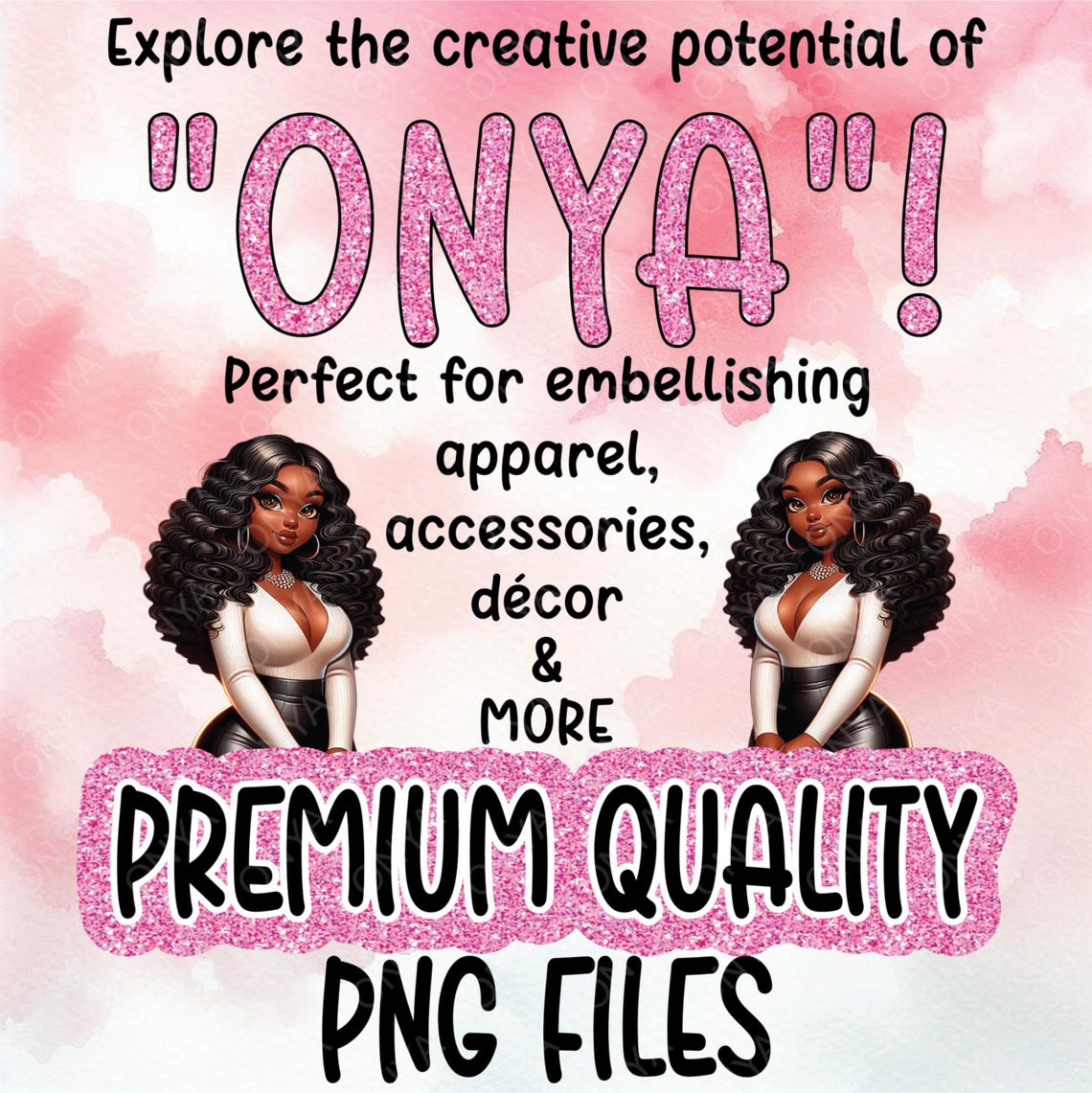 ONYA, Young Lady, Sassy Girl, Digital Doll, Melanin Doll, Queen ...