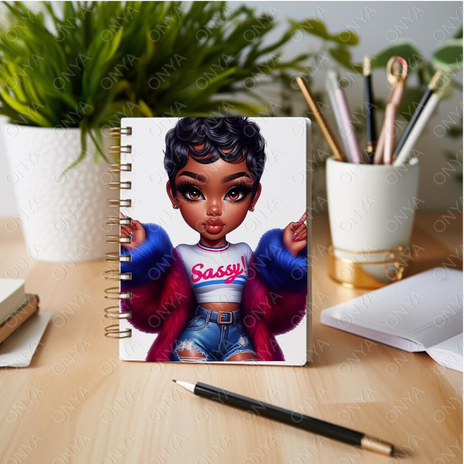 ONYA, Young Lady, Sassy Girl, Digital Doll, Melanin Doll, Queen ...