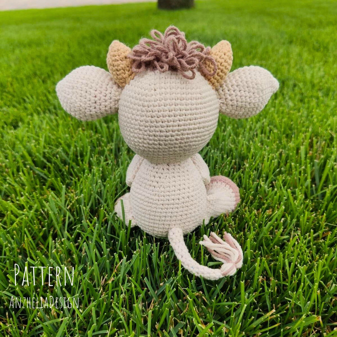 Crochet Amigurumi Pattern Bull, Crochet Pattern Cow, Crochet Pattern ...
