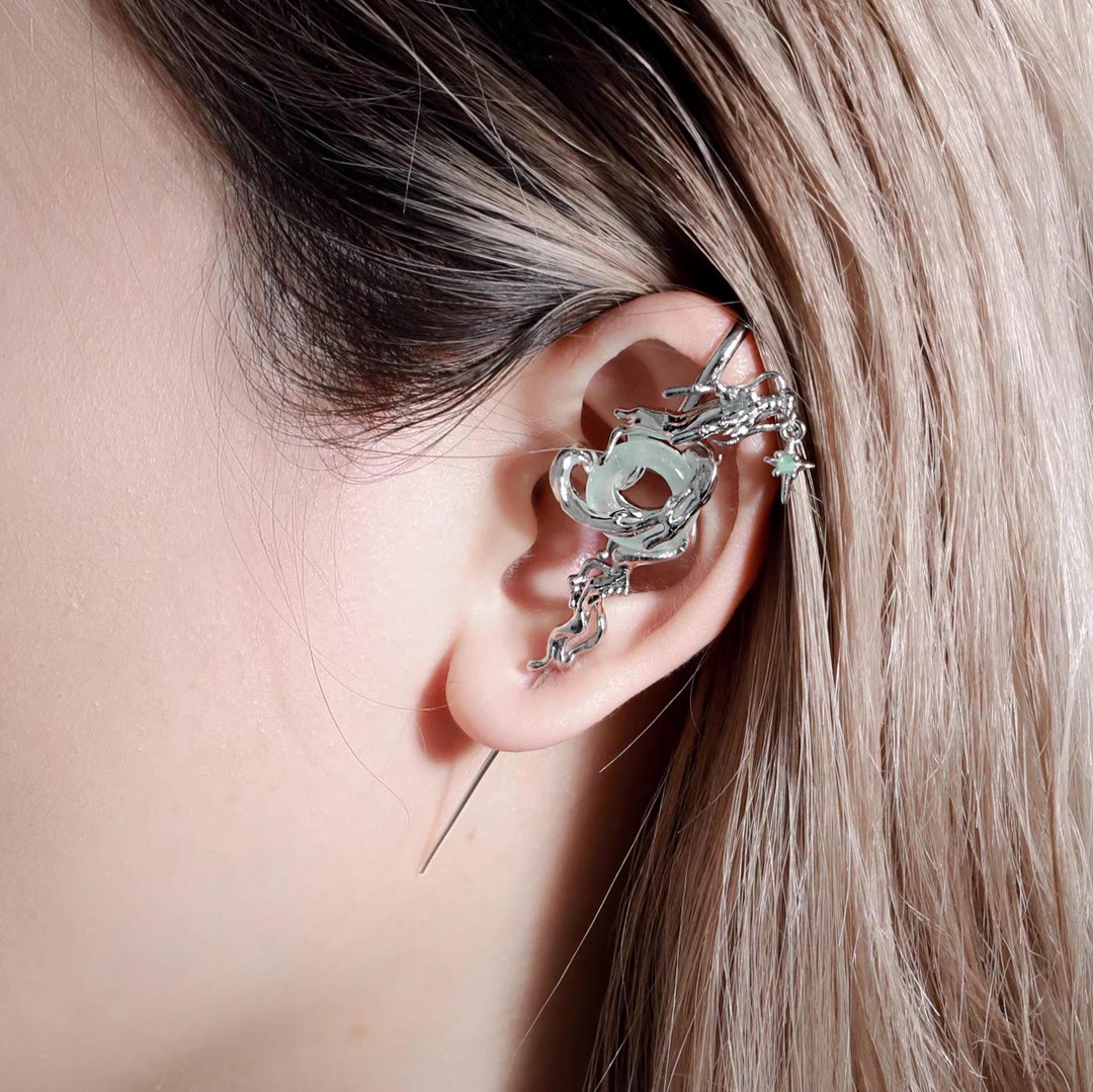 Dragon Pierced Earrings, Special Design Earrings, Original Punk Style ...