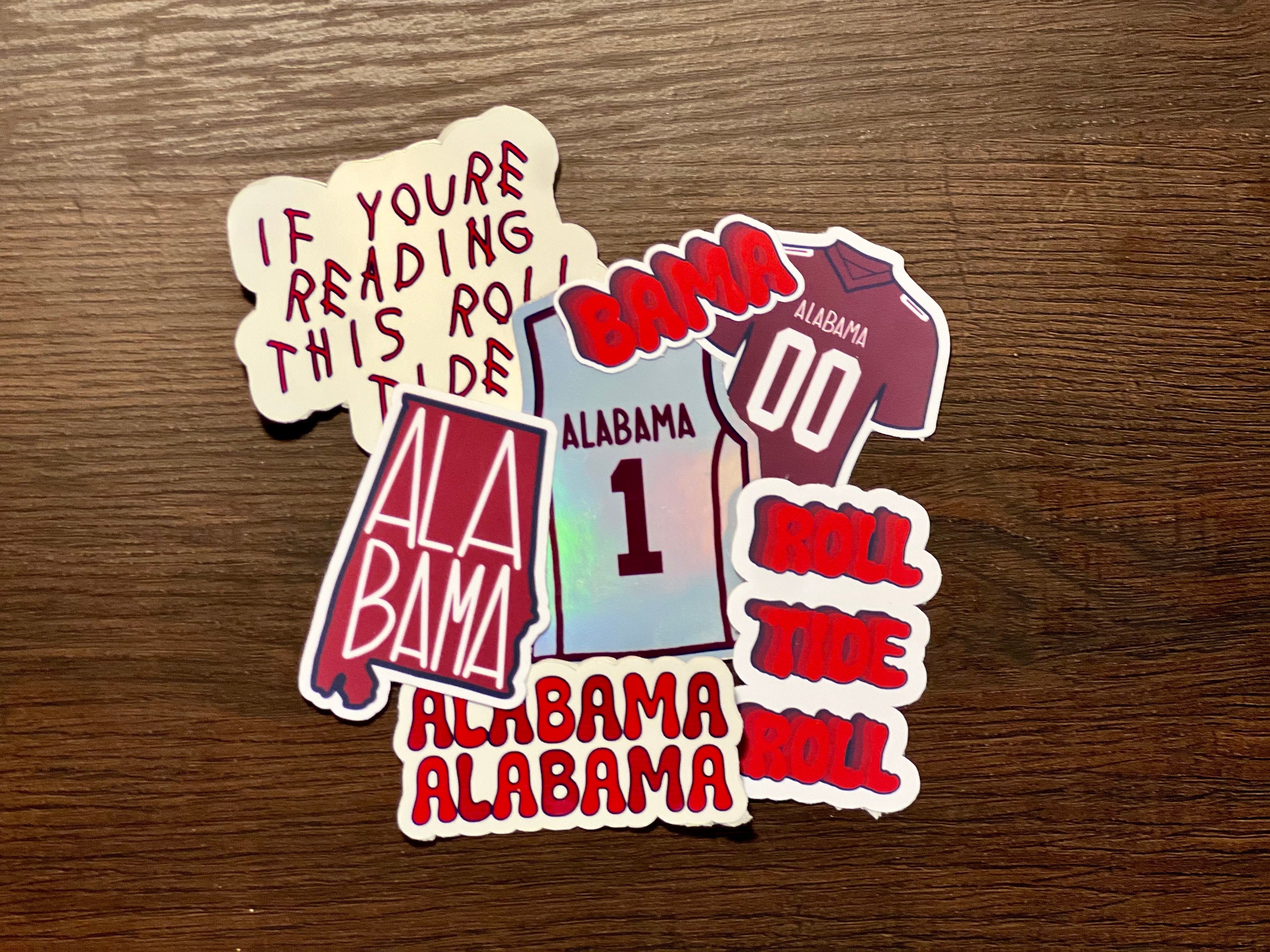 University of Alabama Stickers 40 Stickers - Etsy