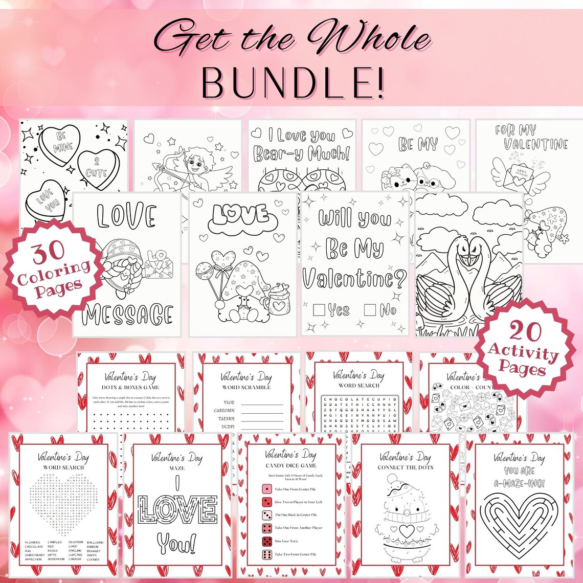 30 Unique Valentine's Day Coloring Pages Kid's Coloring Pages Valentine ...