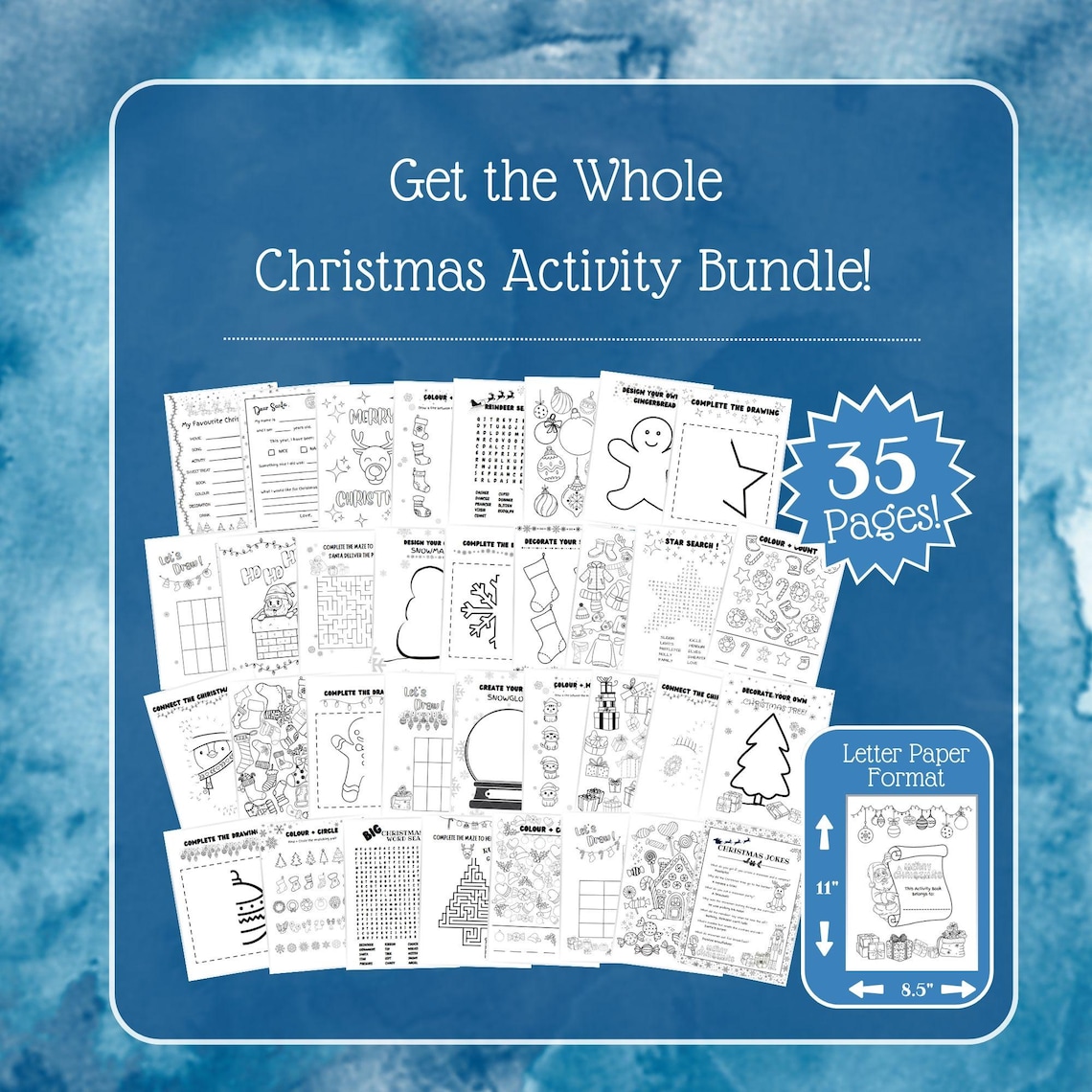 50 Christmas Coloring Pages | Christmas Activities | Classroom ...
