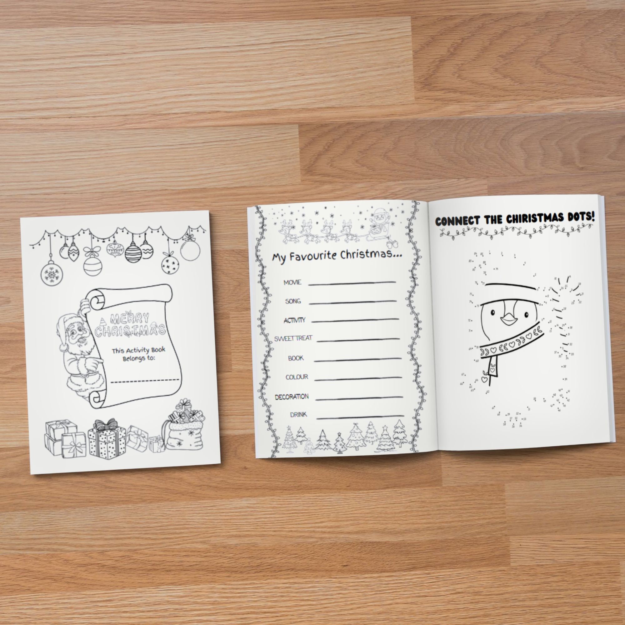 35 Printable Christmas Activities for Kids, Christmas Activity Book ...