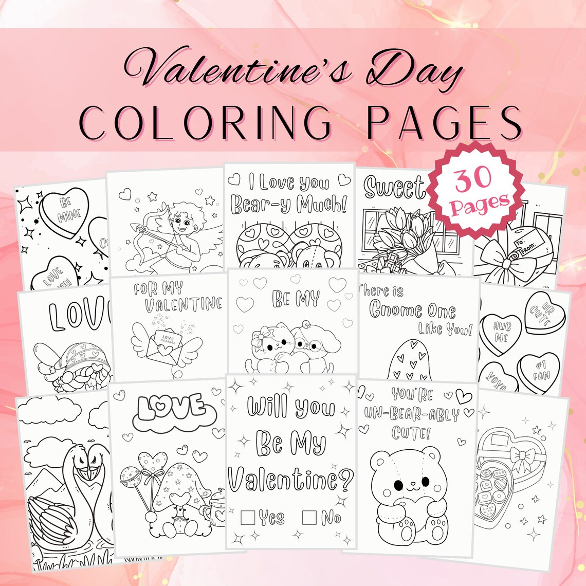30 Unique Valentine's Day Coloring Pages Kid's Coloring Pages Valentine ...