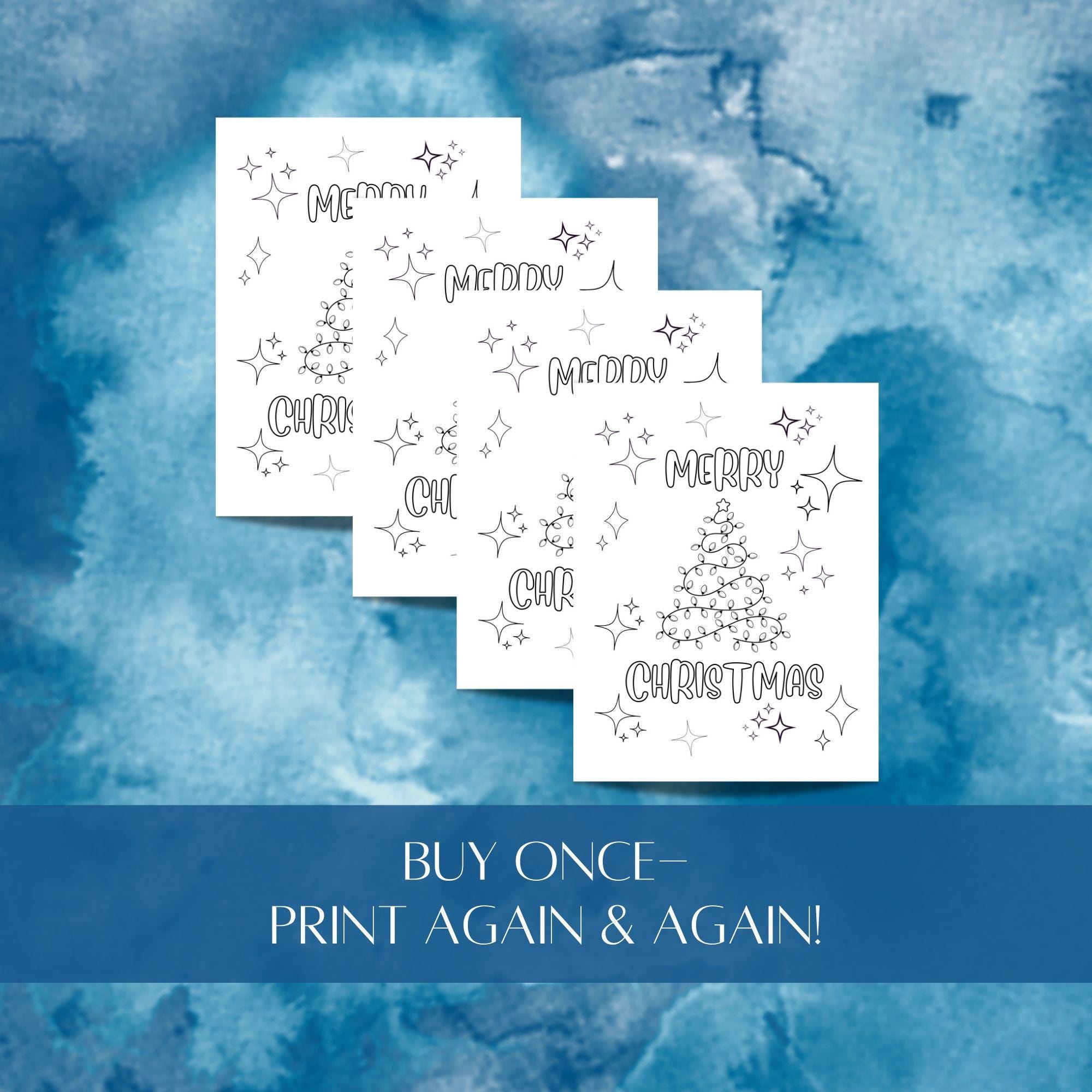 50 Christmas Coloring Pages | Christmas Activities | Classroom ...