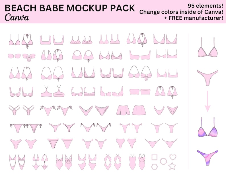 Brand Owner Bundle | 6 Canva Mockup Packs, 1 Tech Pack Template, 7 ...