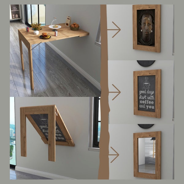 Wall Hidden Table - Etsy