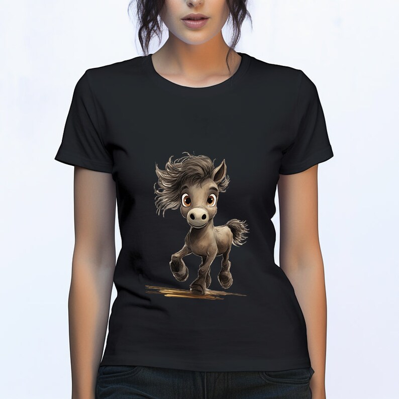 Cute Funny Pony PNG Transparent Cartoon,printable,digital Download ...