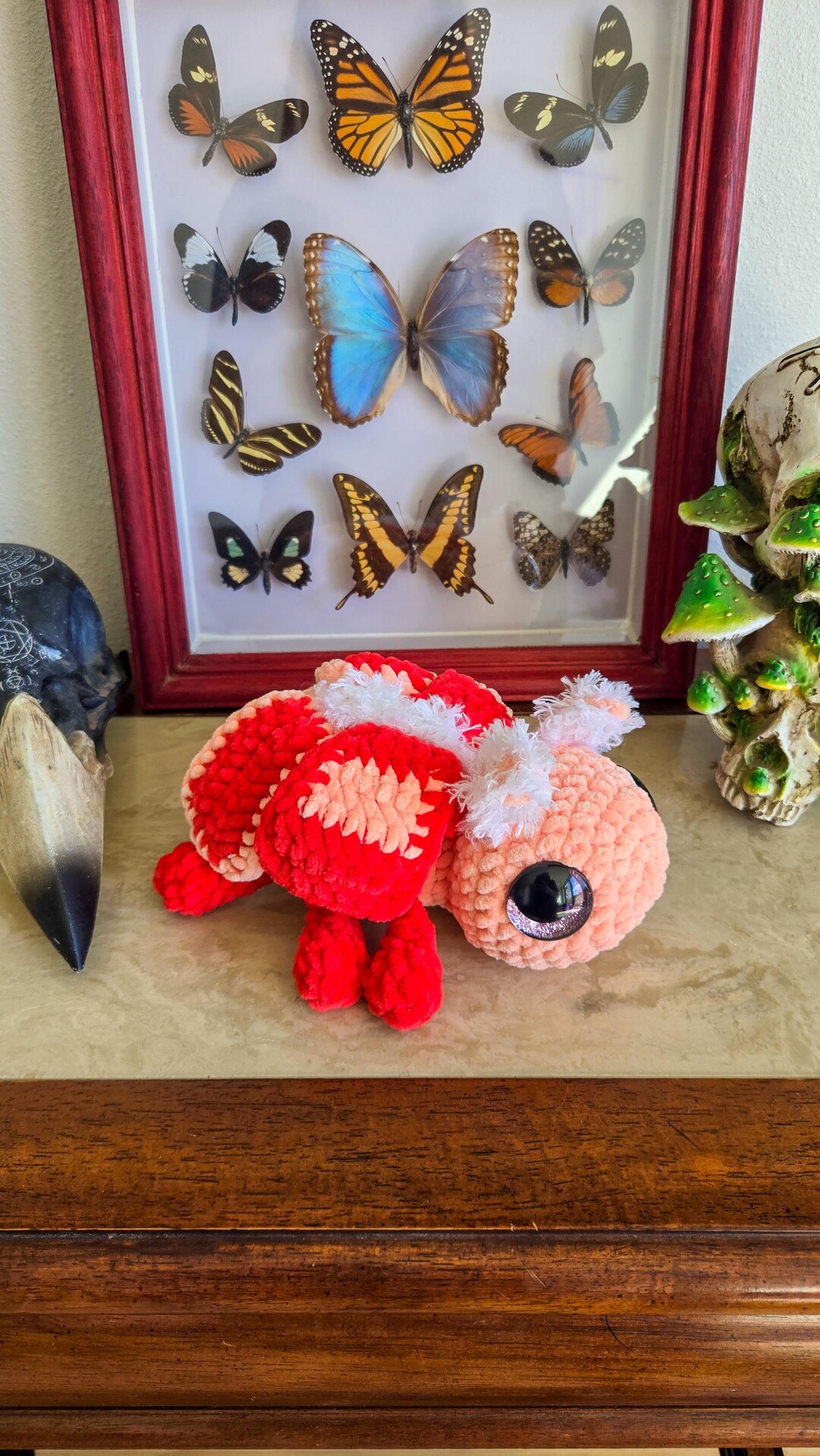 Moth Crochet Kritter - Kawaii Moth Plush - Etsy