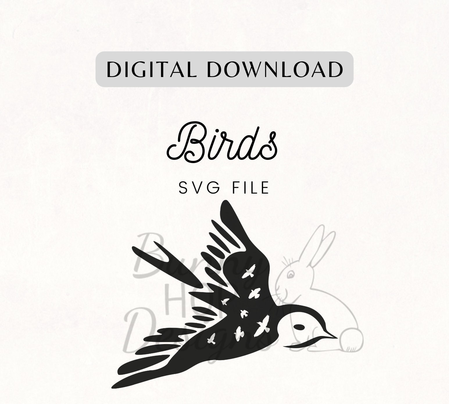 SVG Digital Download - Birds - Etsy
