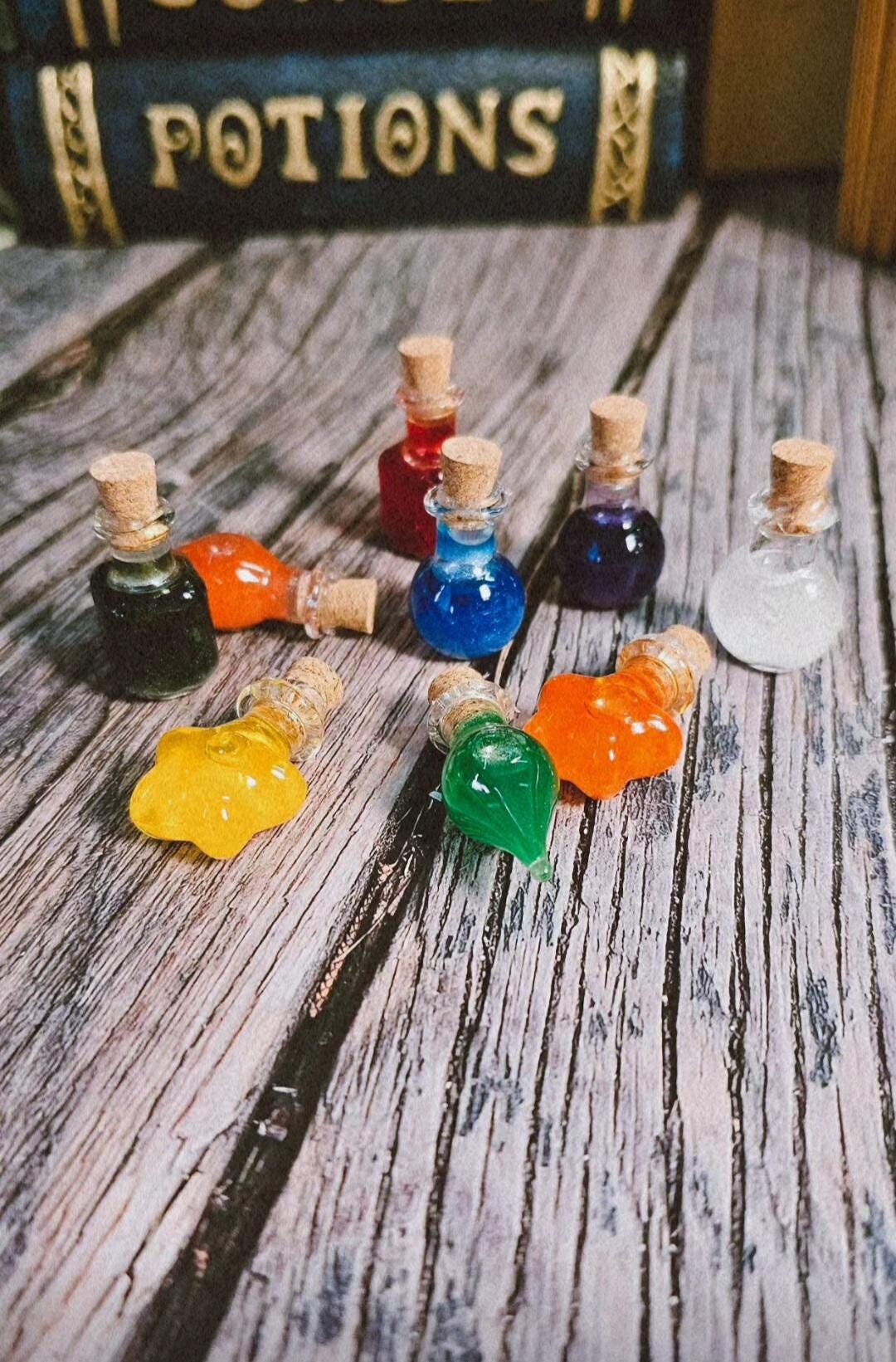 Tiny Mini Magical Potions | Choose Shape + Color | Color-shifting ...