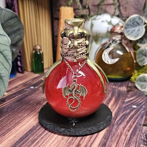Health Potion: Color Changing Fantasycore Bottle With Charm - Etsy