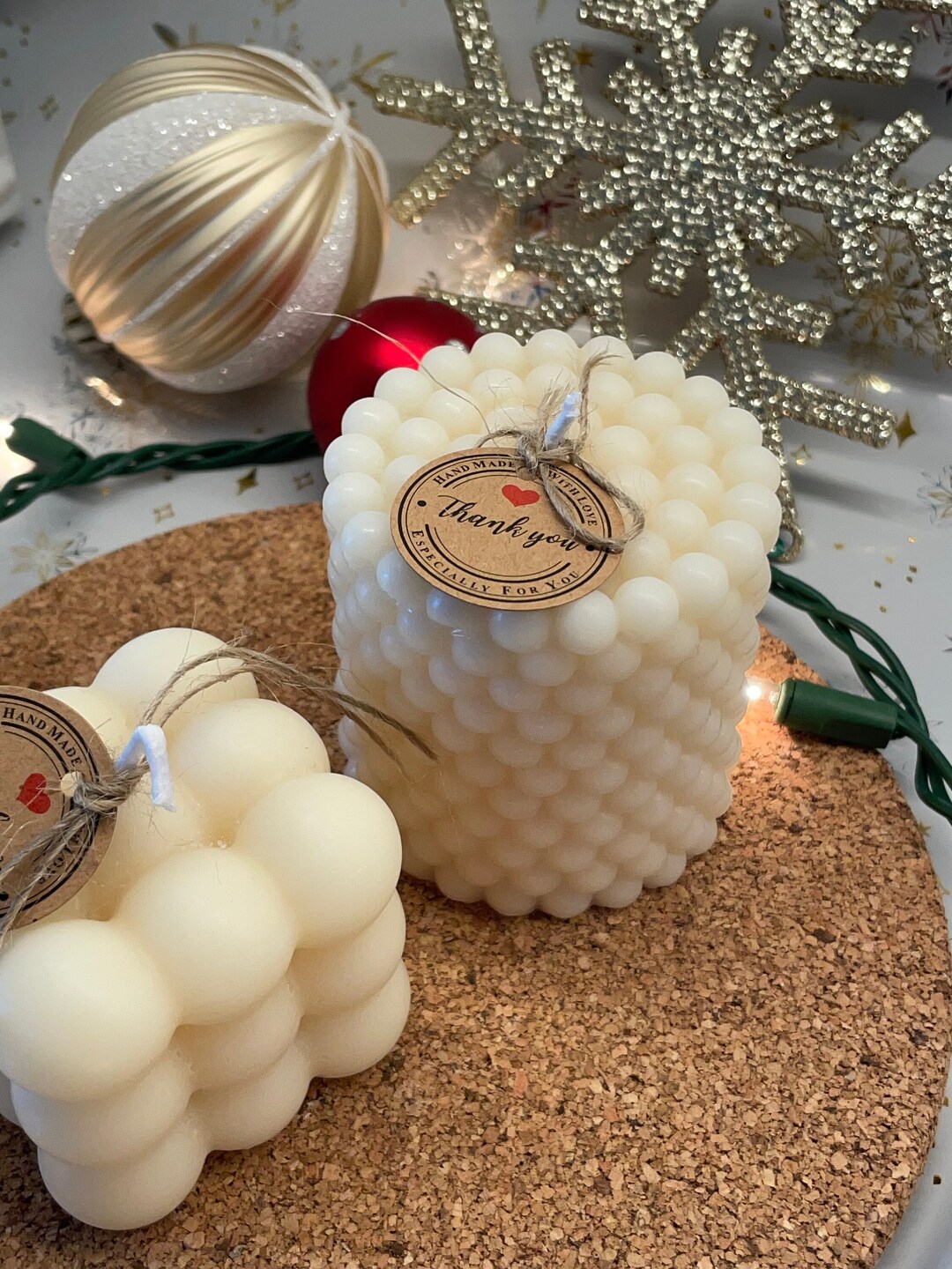 MEMORY LANE Aesthetic Candles Bubble Candles Small - Etsy