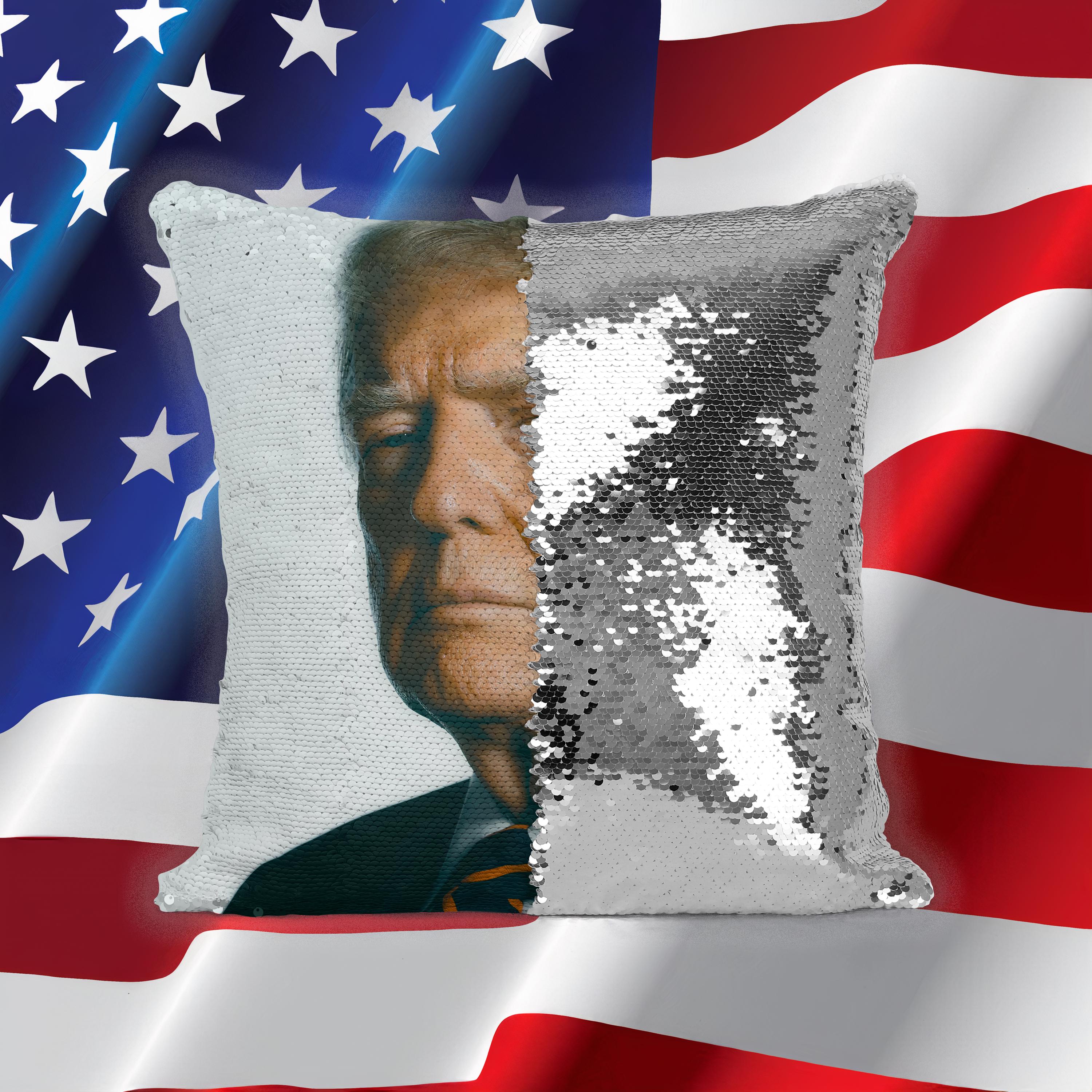 DONALD TRUMP - President Trump MAGA Sequin Pillow Case - Etsy