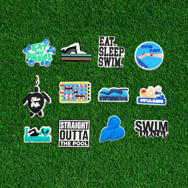 Swimmer Charm - Etsy