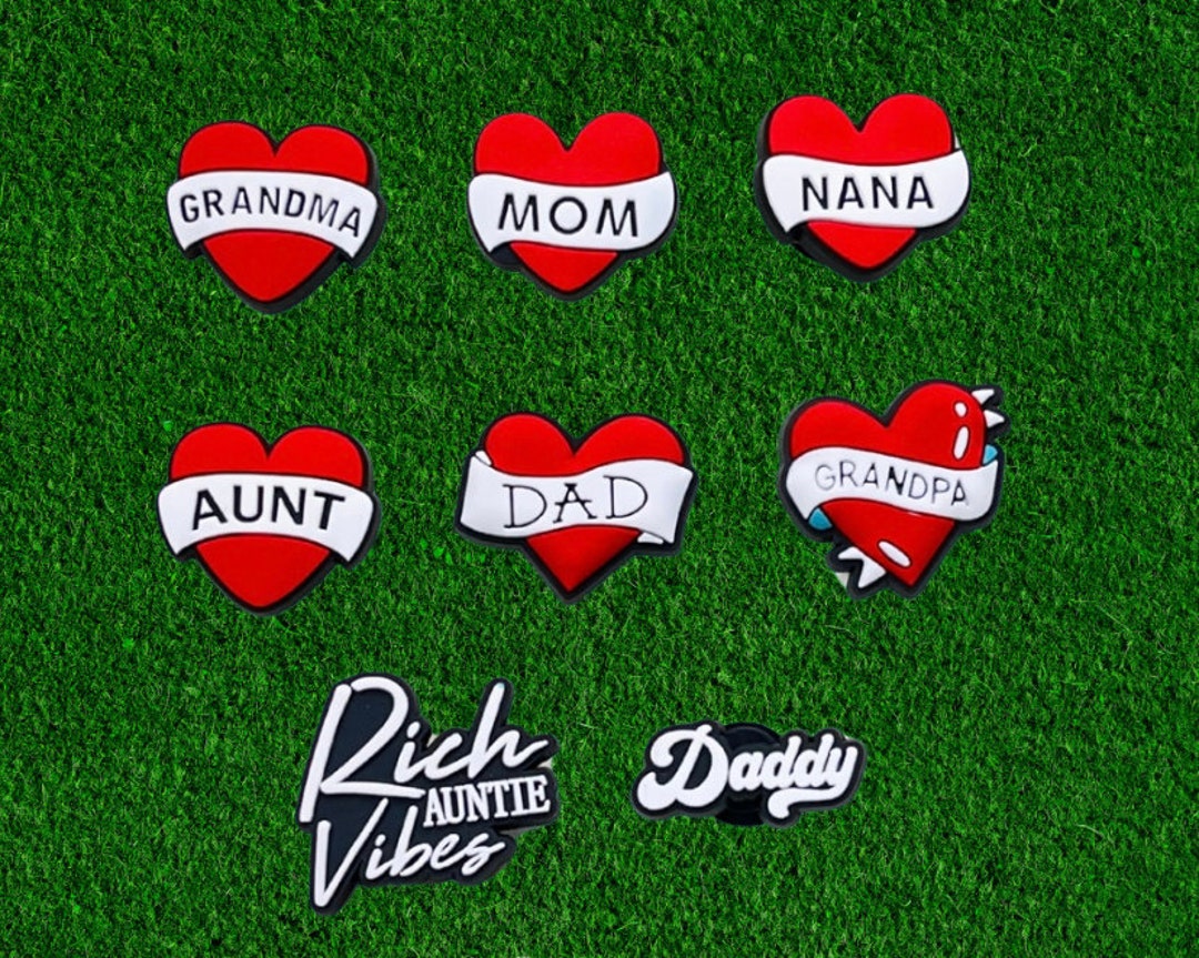 Family Croc Charms Tattoo Croc Charms Mom Charms Dad Charms Grandma ...