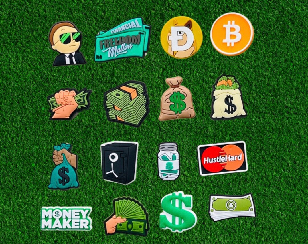 Money Charms Crypto Shoe Charms Money Stack Business Entrepreneur ...