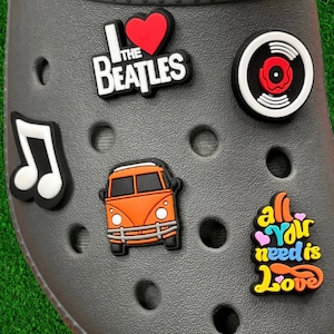 Rock Croc Charms Rock Band Charms Rock Music Shoe Charms Hippie Love ...
