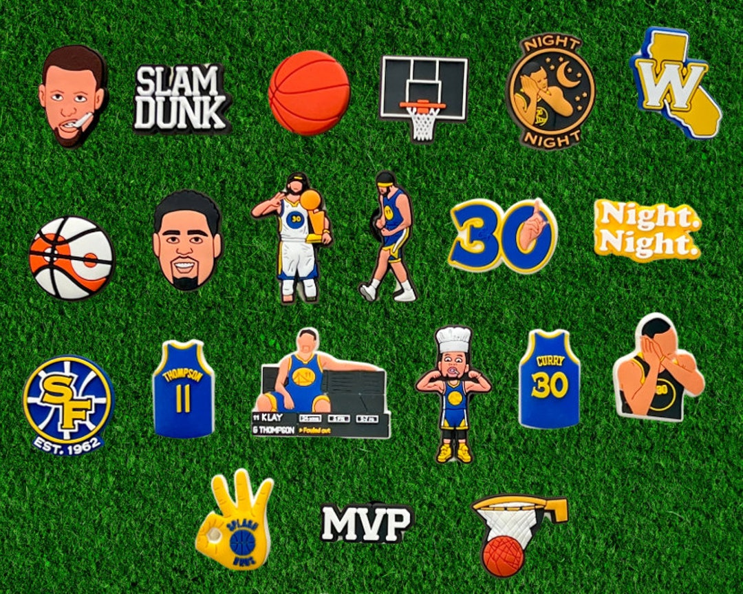 SF Basketball Charms Basketball Croc Charms Night Night MVP Charms Team ...