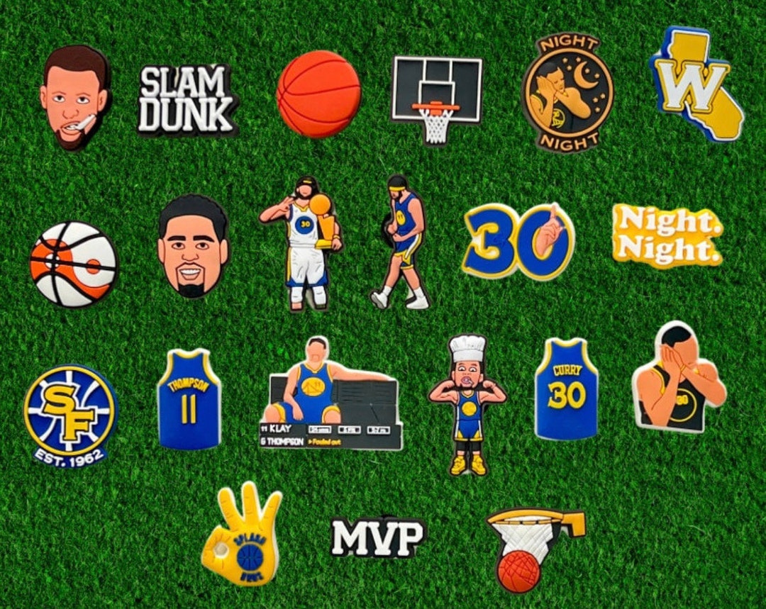 SF Basketball Charms Basketball Shoe Charms Night Night MVP Charms San ...