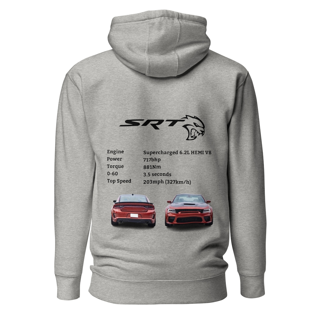 Dodge Charger SRT Hellcat Hoodie - Etsy