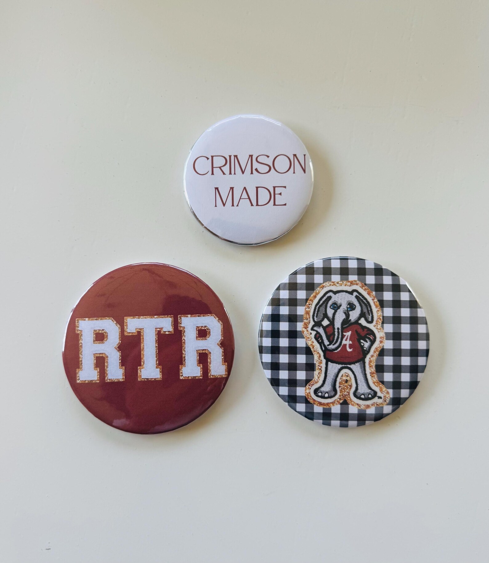 University of Alabama | Alabama College Game Day Sports Buttons - Etsy