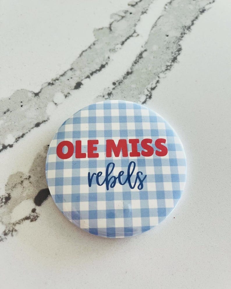 University of Mississippi | Ole Miss College Game Day Sports Buttons - Etsy