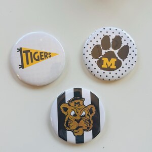 University of Missouri | Mizzou College Game Day Sports Buttons - Etsy