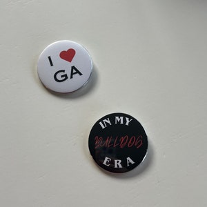University of Georgia | Georgia College Game Day Sports Buttons - Etsy
