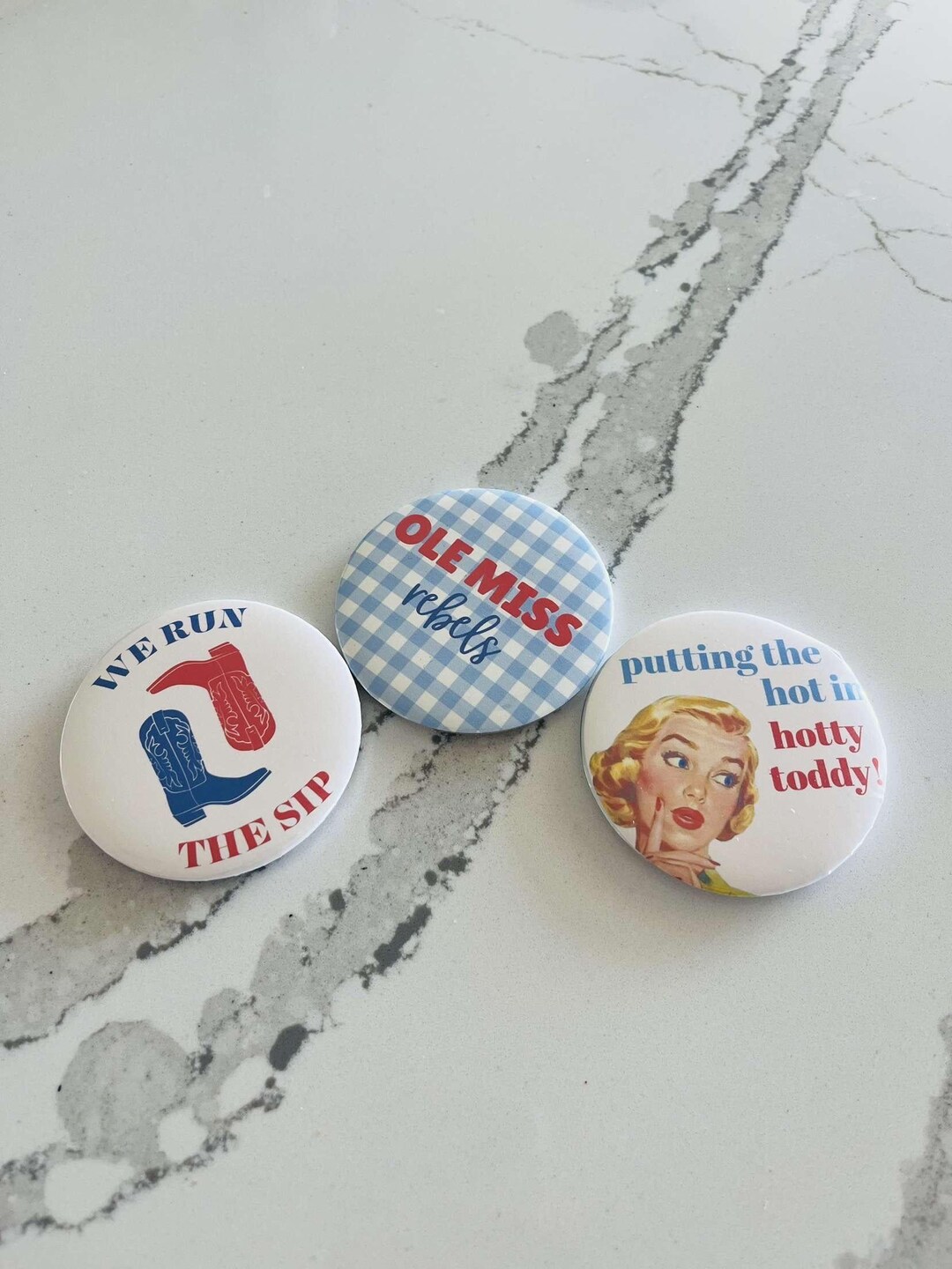 University of Mississippi | Ole Miss College Game Day Sports Buttons - Etsy