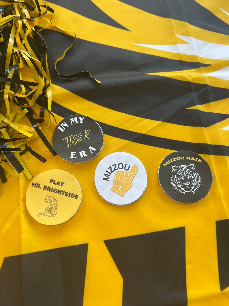 University of Missouri | Mizzou College Game Day Sports Buttons - Etsy