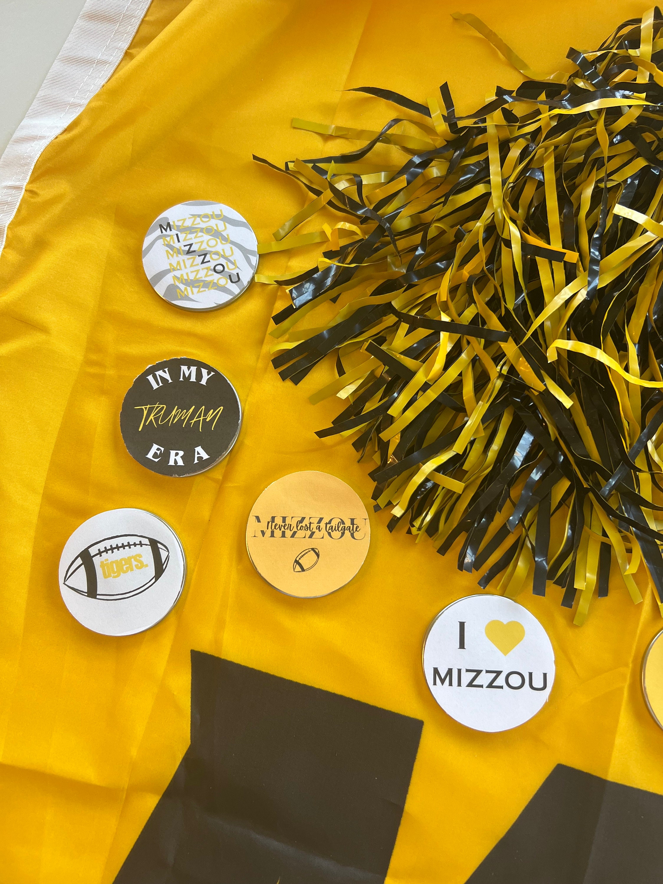 University of Missouri | Mizzou College Game Day Sports Buttons - Etsy