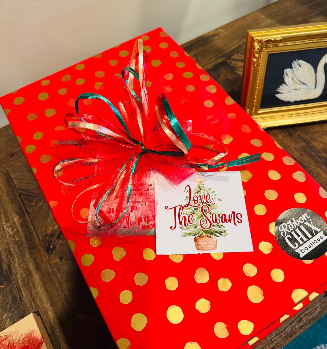 Personalized Christmas Gift Tags: Custom Name - Etsy