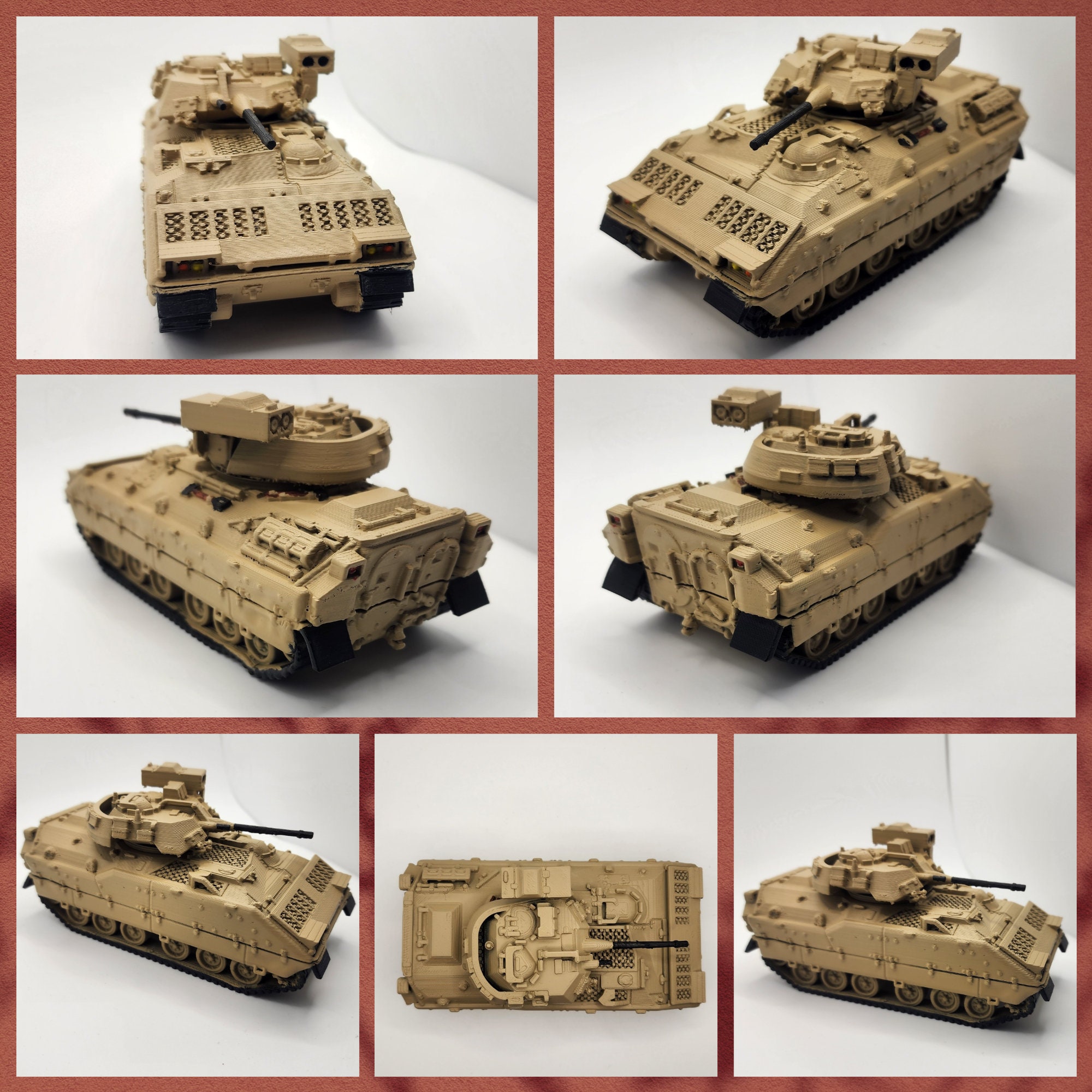 M2A1 Bradley, 3D Printed 1:49 - Etsy