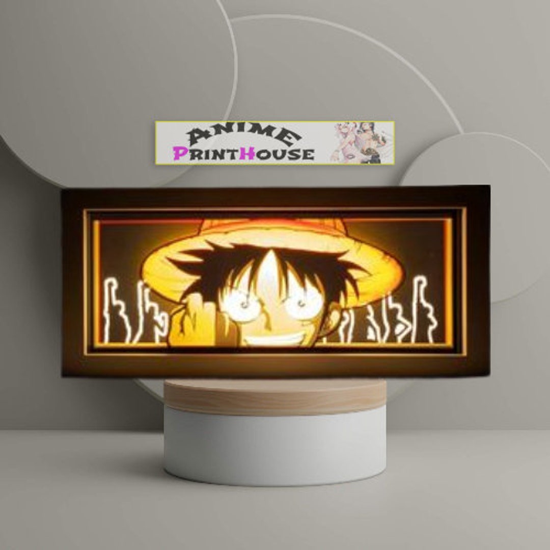 Anime Light Box Luffy Light Box LED Anime Light Gift - Etsy
