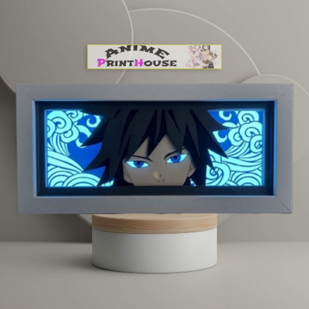 Demon Slayer Light Box Anime LED Light Box Giyu LED Gift Home Decor ...