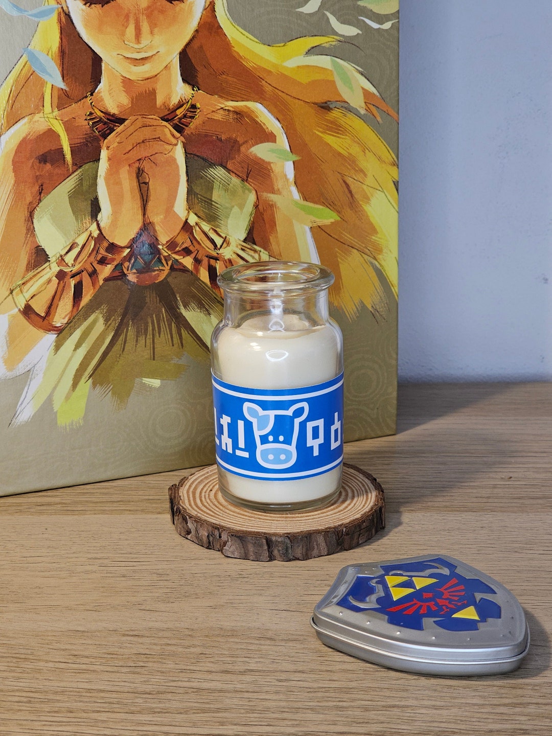 Lon Lon Ranch Zelda Breath of the Wild Milk Bottle Handmade Soy Wax ...