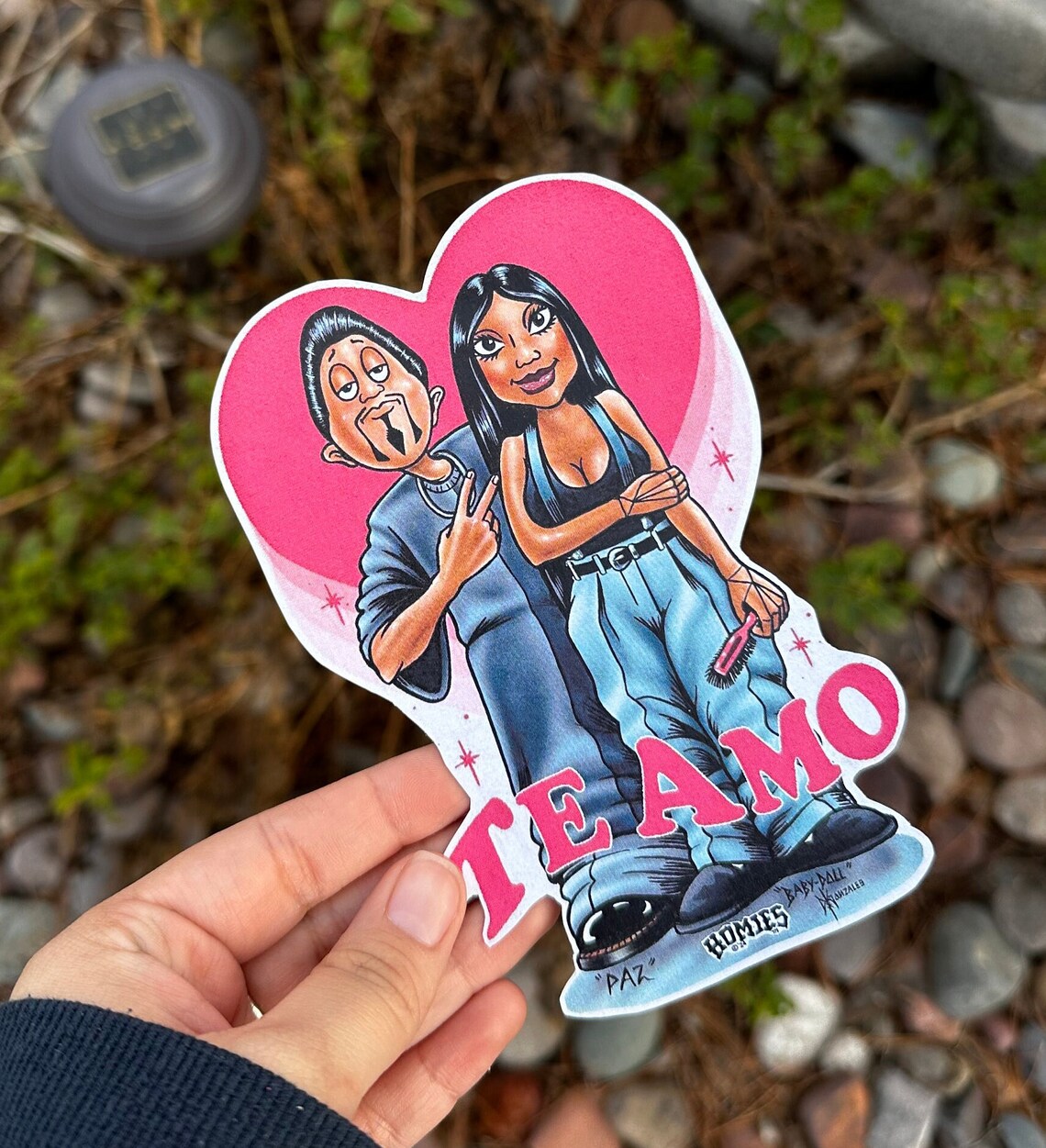 Homies Te Amo Printed Topper - Etsy
