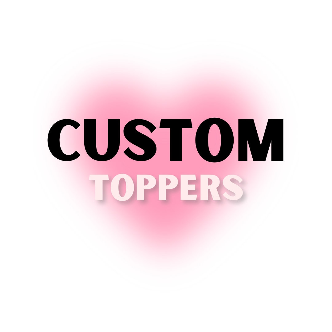 Custom Cardstock Toppers - Etsy
