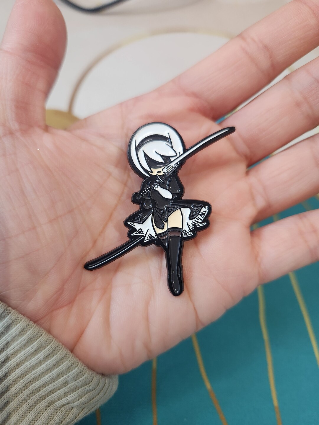 Videogame Anime Nier Enamel Pin Popular Gamer - Etsy
